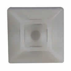Sticky-Back Cable Tie Base White Pk25 – Autelco Ireland Ltd