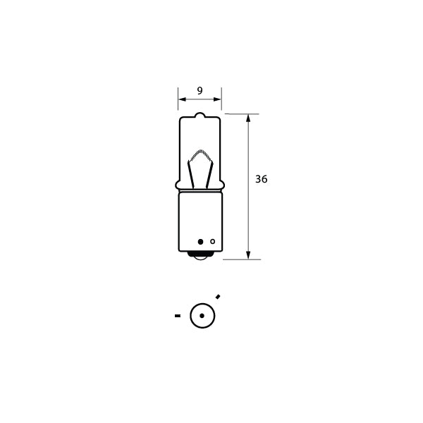 Bulb 24V 21W BAY9S OSP HALOGEN Pk10 – Autelco Ireland Ltd